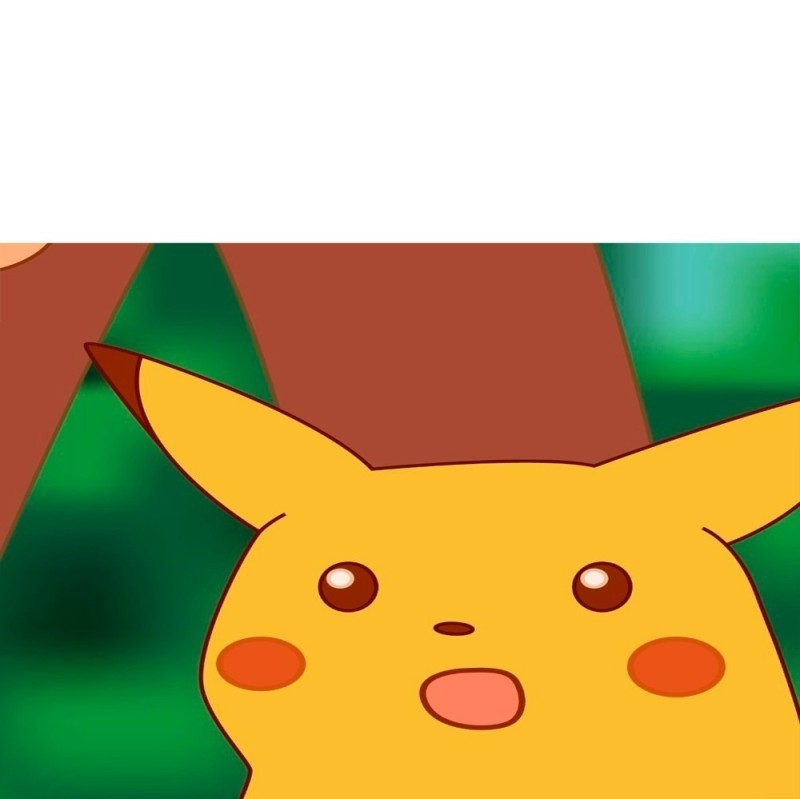 The surprised Pikachu - Create meme / Meme Generator - Meme-arsenal.com